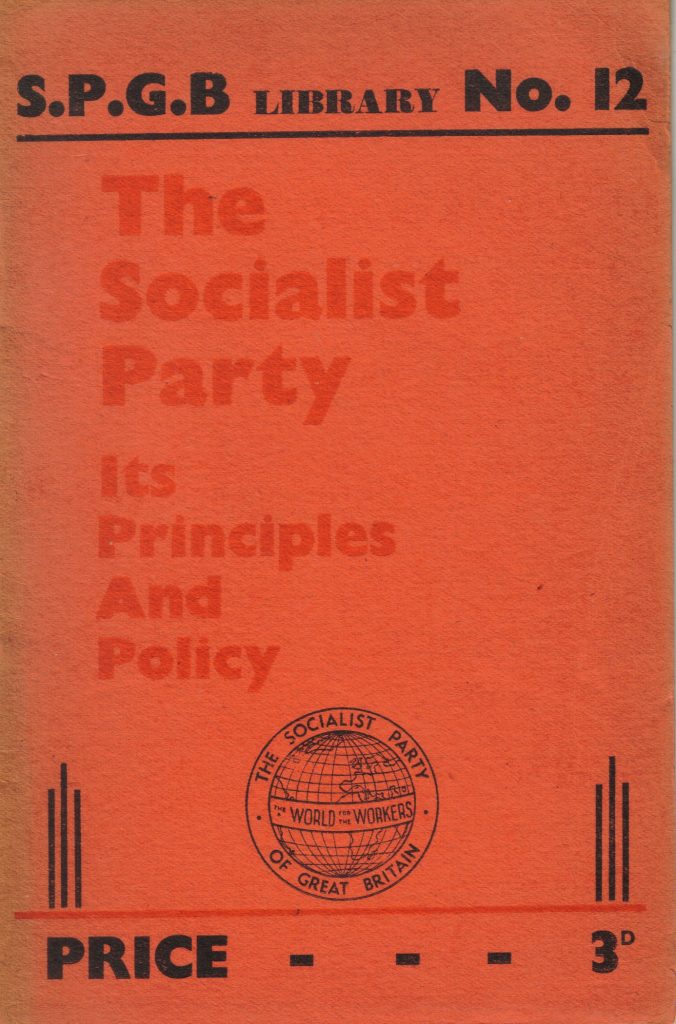 The Socialist Party – Its Principles and Policy 1934 – The Socialist ...